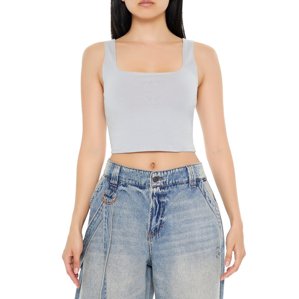 Forever 21 Women's Cropped Tank Top | Shopee Philippines