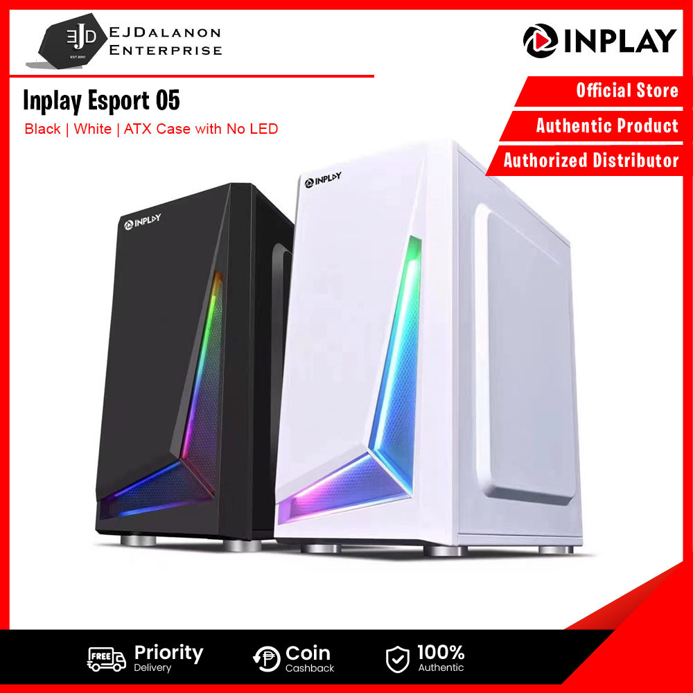 Inplay Esport 05 | Black | White | ATX Case with No LED | EJDalanon ...
