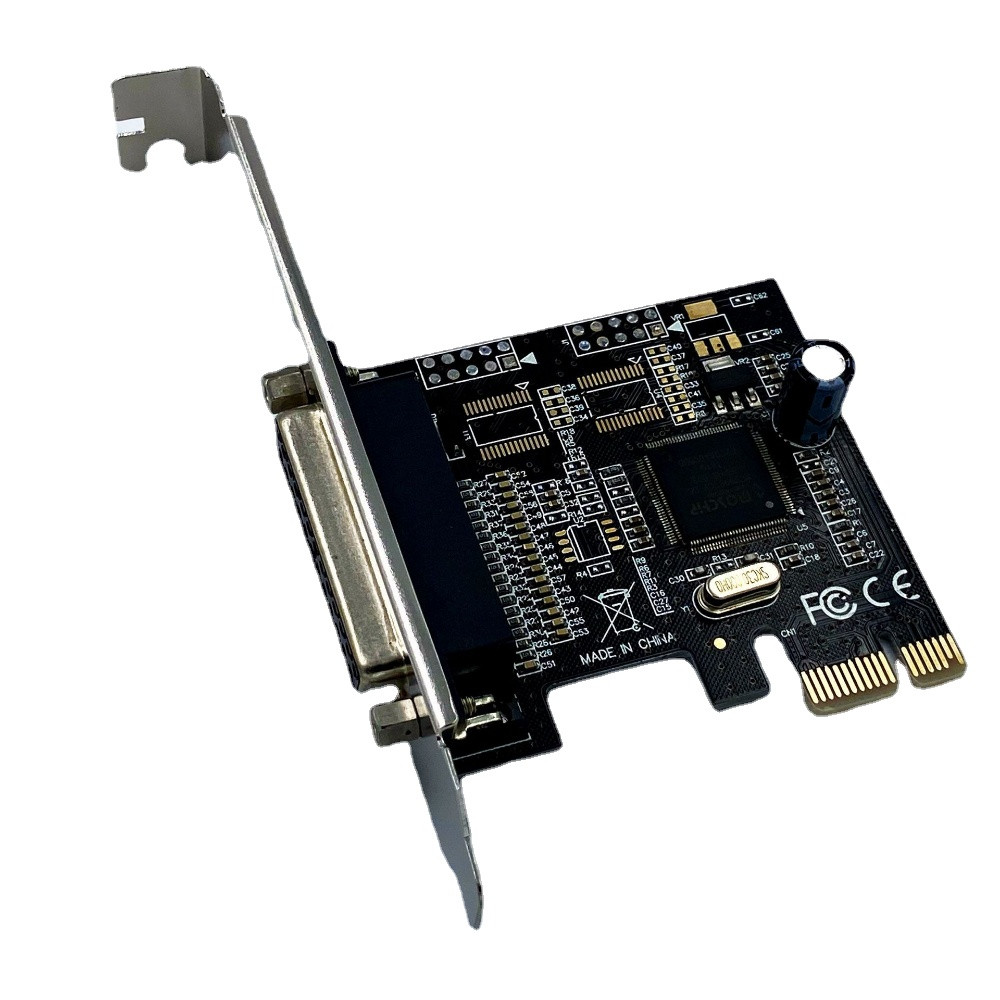 PCIE To Parallel Card PCI-E To Parallel Port Card Printer DB25-pin LPT ...