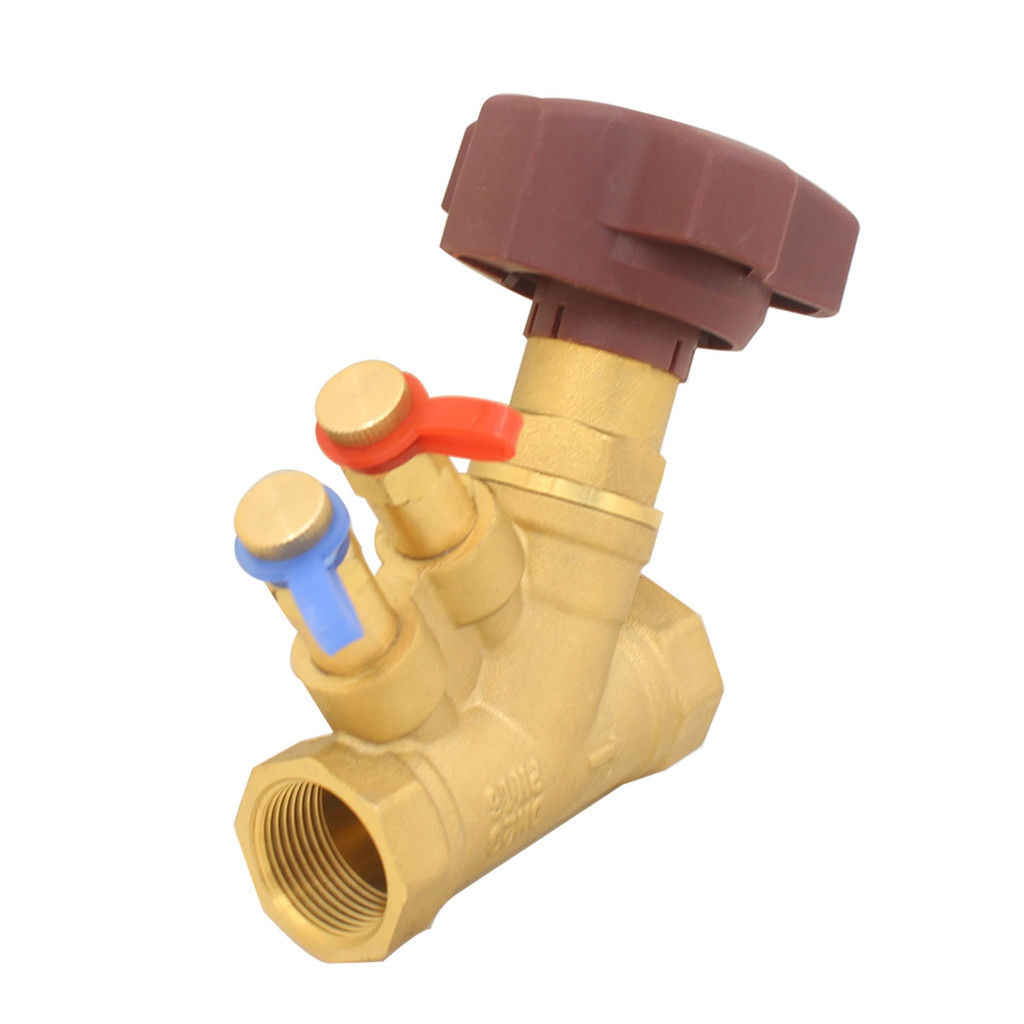 ⋌brass balancing valve Regulating valve female Flow Control Static ...