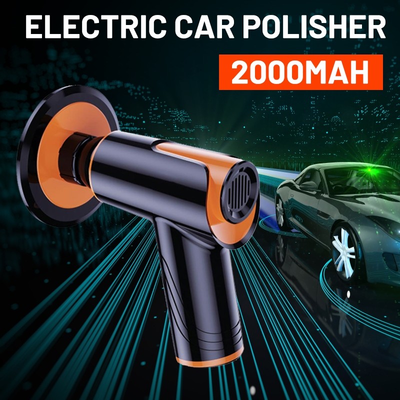 ๑Electric Polishing Machine Floor Wax Polish Machine 2250rpm Wireless ...