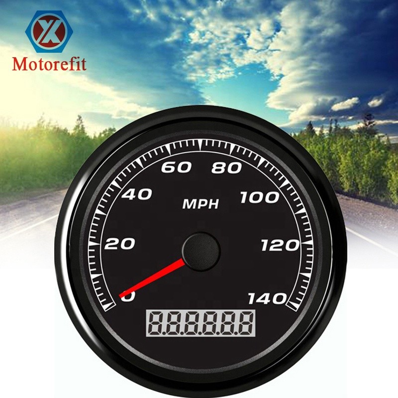 ☁RTS 85mm Universal MPH GPS Speedometer Odometer 140MPH for Car ...