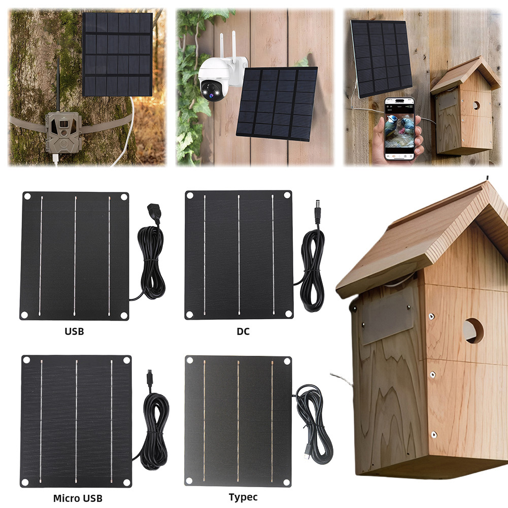♥6W Mini Solar Panel IP67 Waterproof Monocrystalline Module USB/DC ...