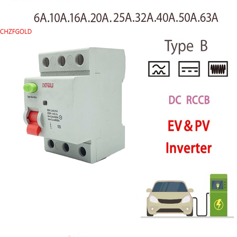 ♦ILD 40A Ev Charger Rccb 3p Type B Rccb Rcd Circuit Breaker ♞☾ | Shopee Philippines