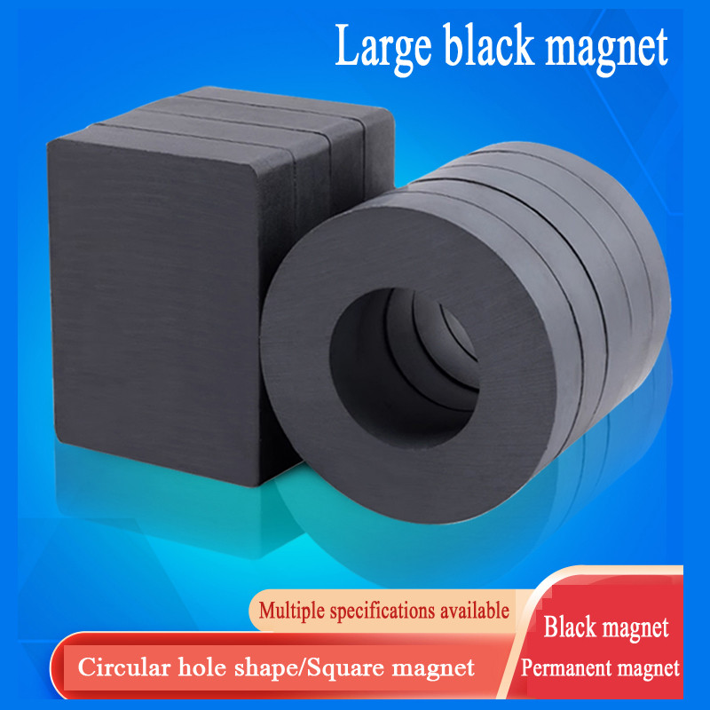☏40x25x10 85x65x18 100x50x18mm Black Circular Ring Magnet Ferrite ...