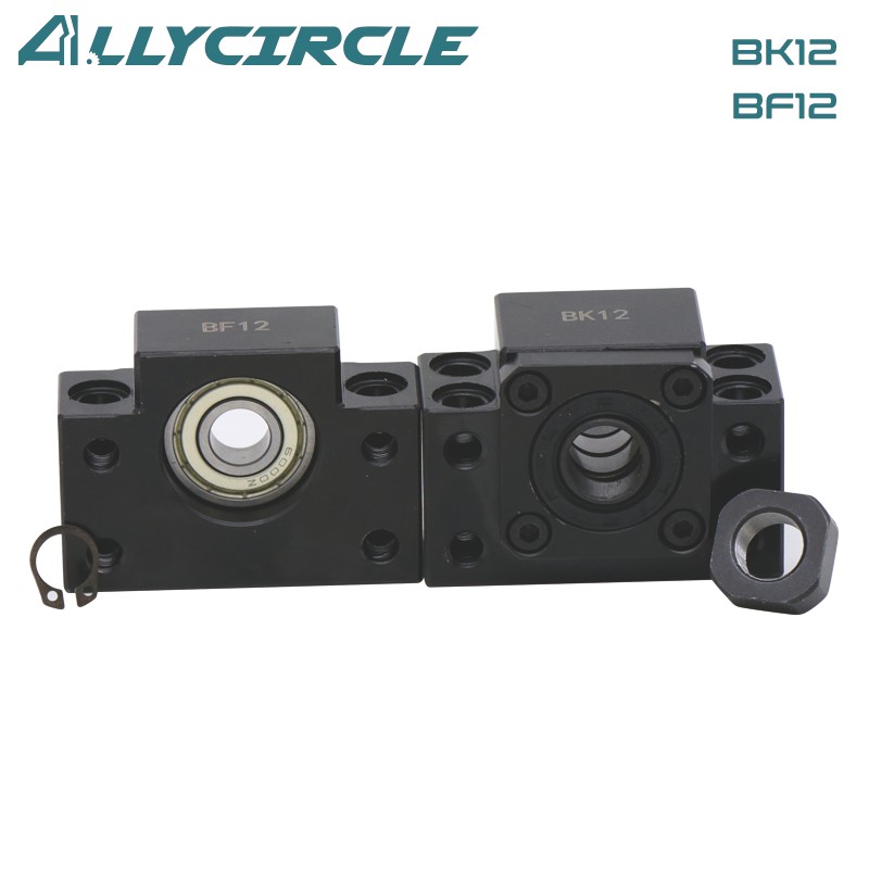-BK12 BF12 Motor Support for SFU1605 Ball Screw End Supports BF12 BK12 ...