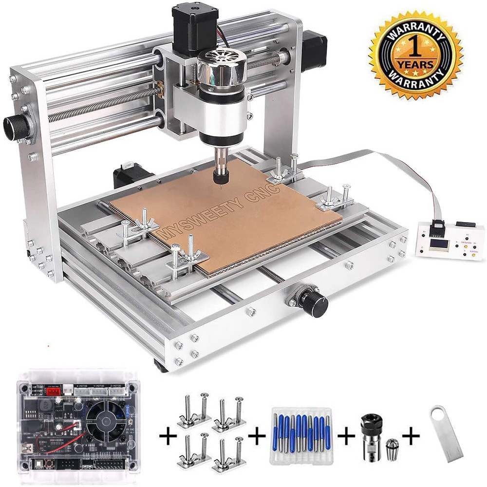 ♥CNC 3018 Pro MAX Engraver with 200W Spindle, GRBL Control DIY CNC machine, 3 Axis Pcb ...