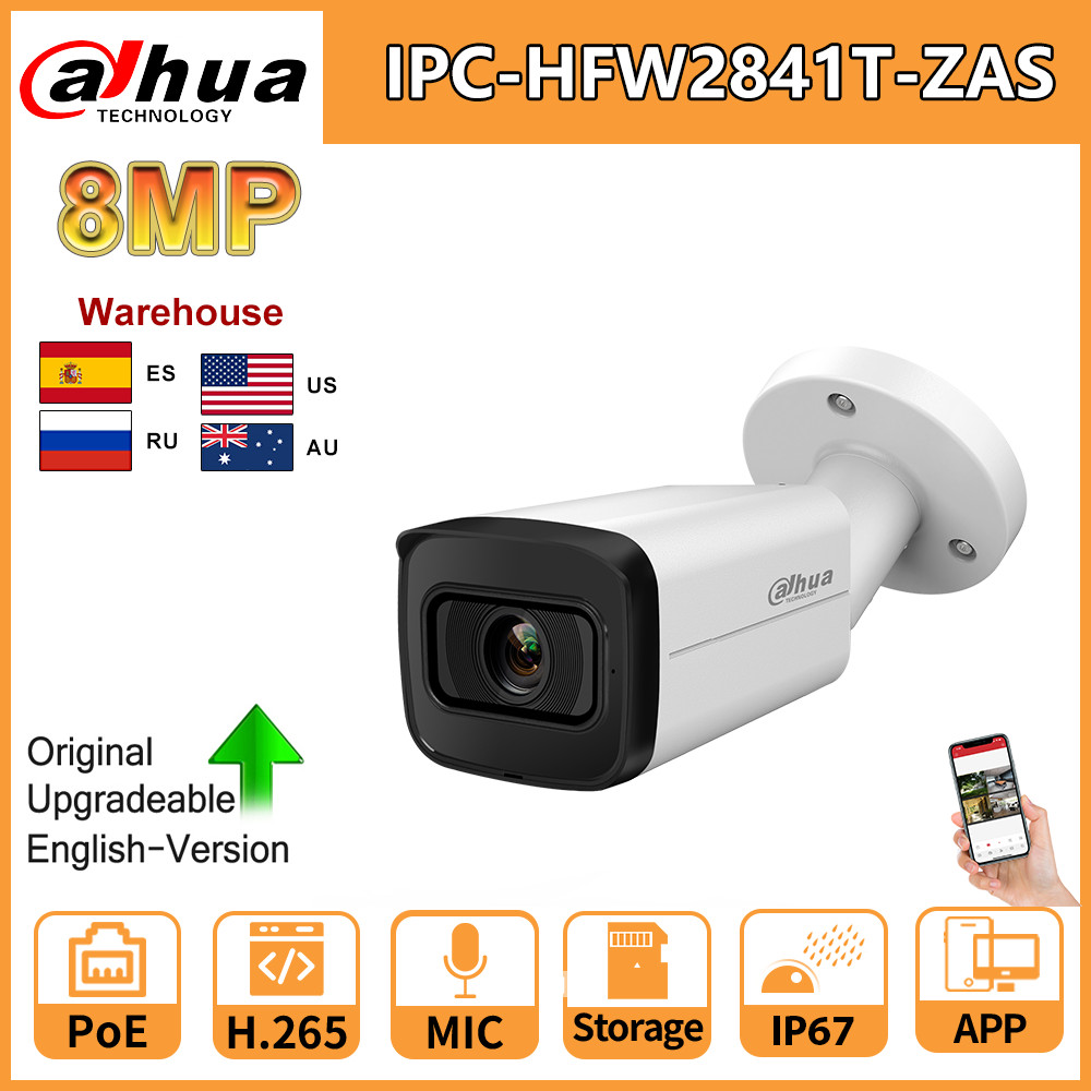 Dahua 8MP IP Camera IPC-HFW2841T-ZAS 4K 5X Motorized Zoom 4MP IPC ...
