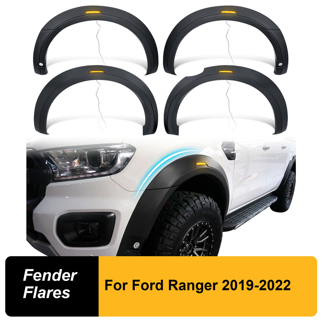 ♞Fender Flares Wheel Arch For Ford Ranger T8 2019-2022 Dual Cab Model ...