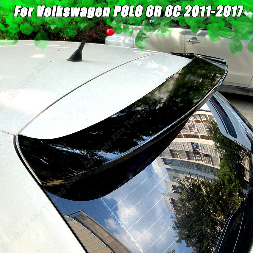 ️WRC Style Rear Trunk Lip Roof Fixed Wind Spoiler Wing Body Kits Trim ...