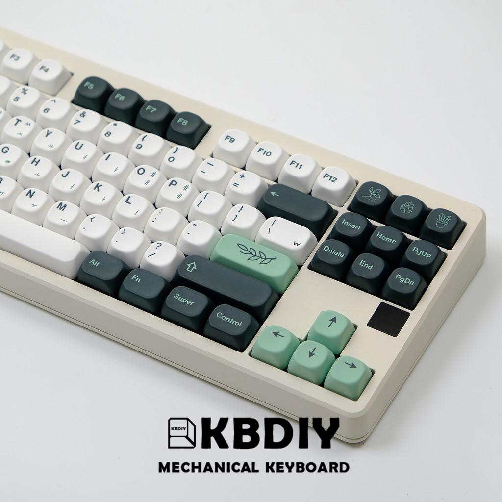 웃KBDiy PBT GMK Botanical Keycap Set KOA Profile Keyboard Keycaps Custom ...