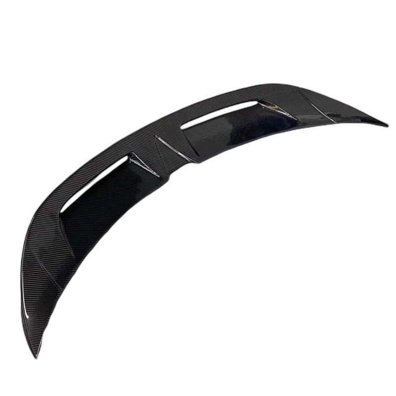 For 19-20 p Taycan Carbon Fiber Rear Trunklid Spoiler Retrofitting body ...
