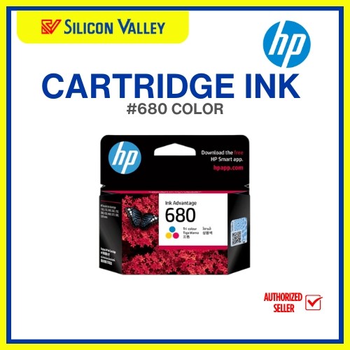 HP 680 Tri-color Original Ink Advantage Cartridge (F6V26AA) | Shopee ...