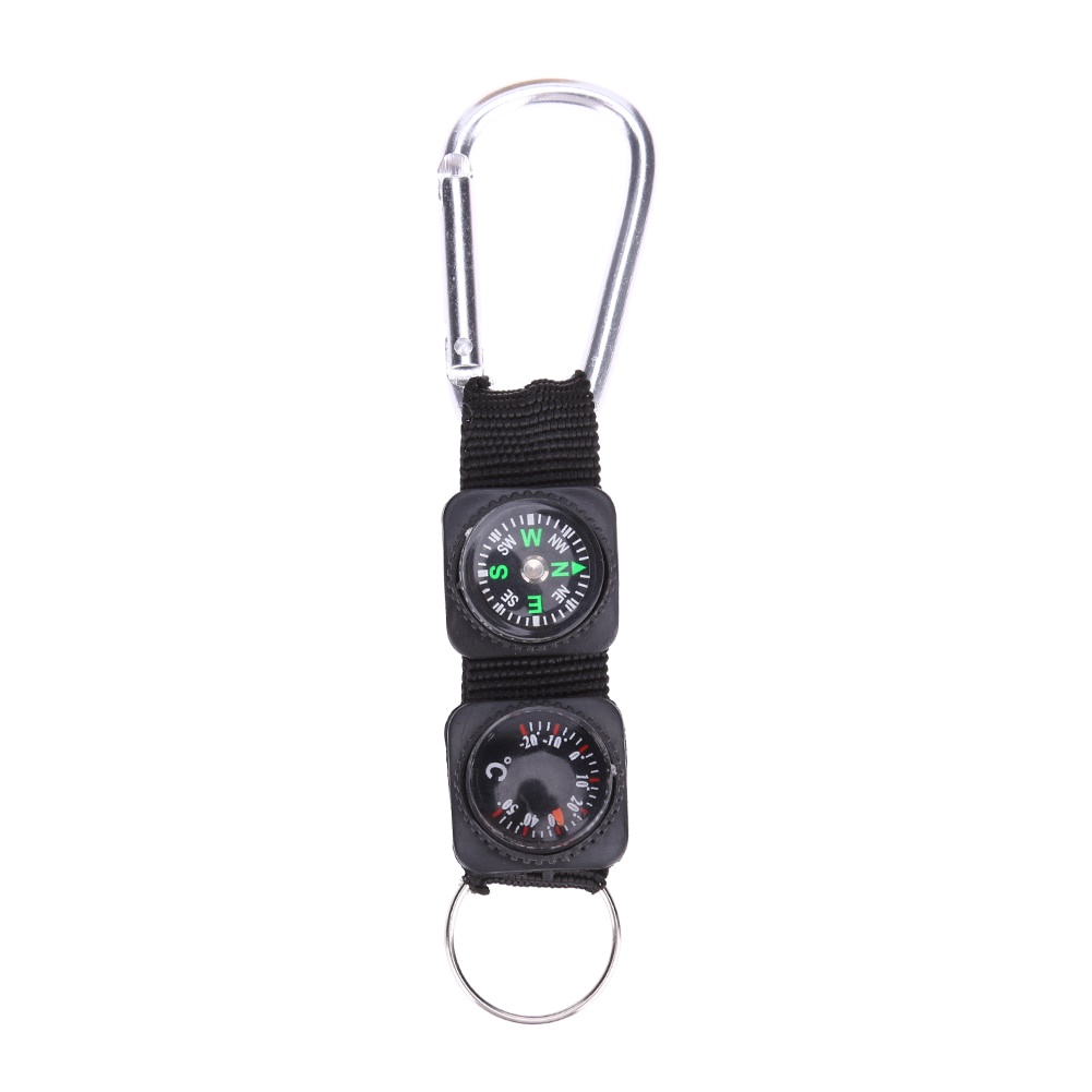 3 in 1 Climbing Compass Camping Survival Tools Keychain Compass ...