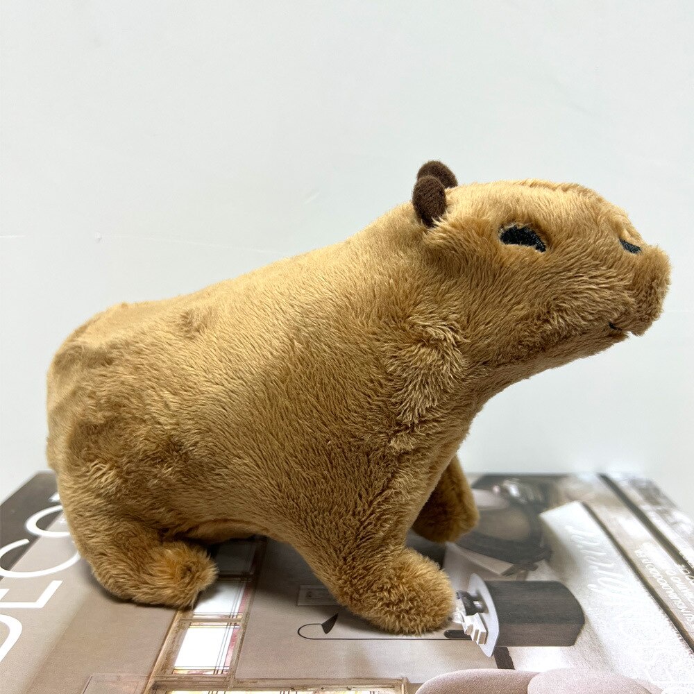 1pcs 17cm Capybara Plush Toy Simulation Animal Fluffly Soft Dolls Real ...