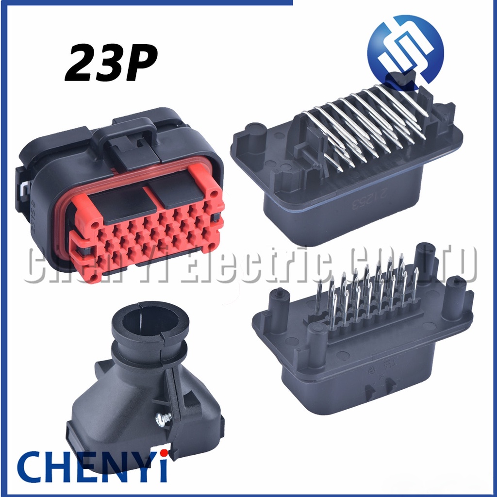 1 set 23 Pin/way Tyco AMP male female waterproof ECU Connector ...