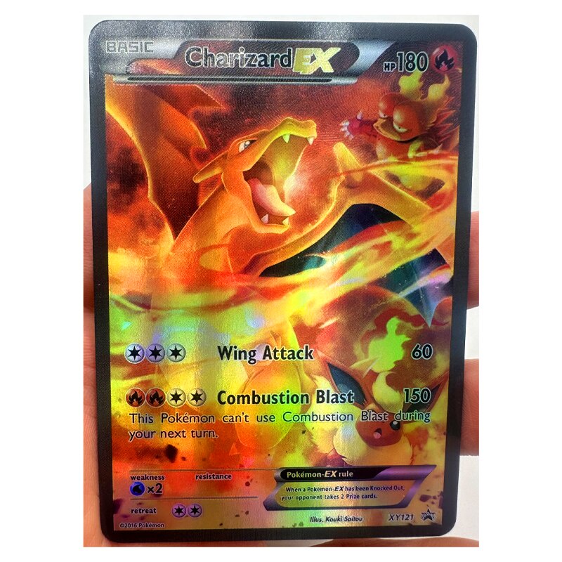 Pokemon English Charizard EX Umbreon Glaceon Relief Effect Toys Hobbies ...