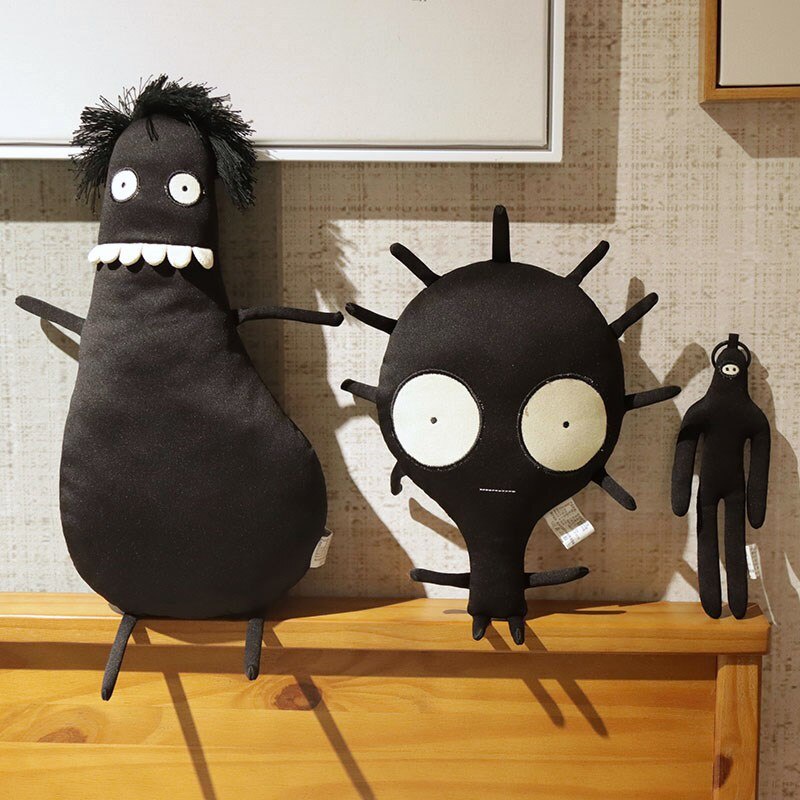 Cute Little Alien Monster Plush Toys Soft Big Head Small Body And Small ...