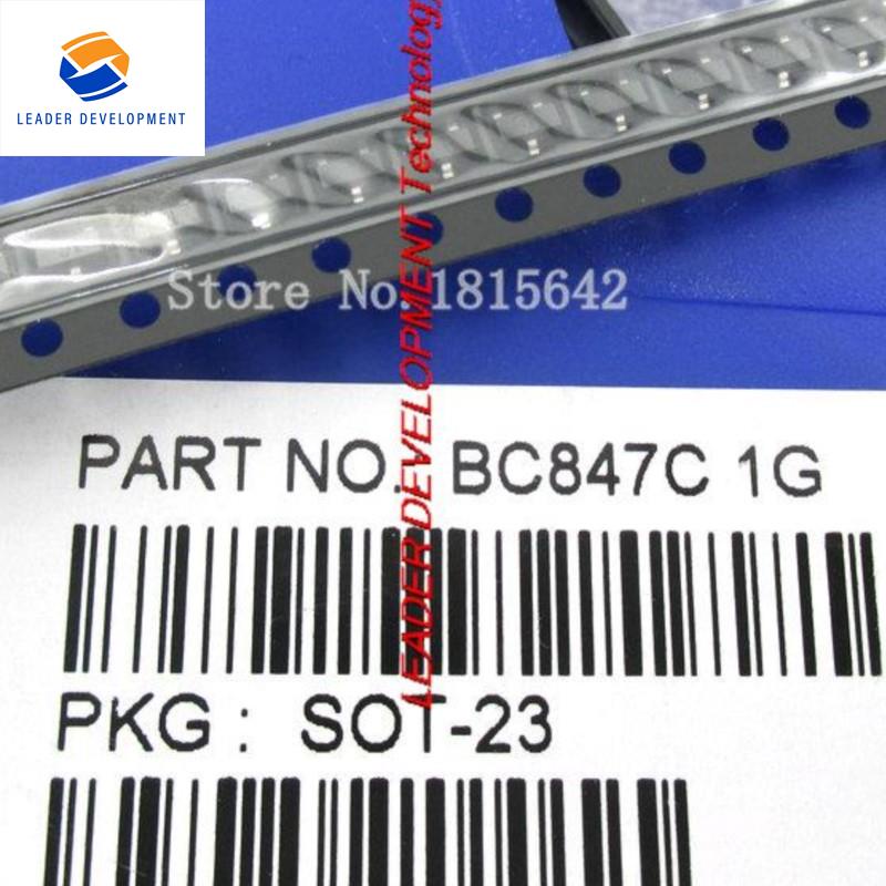 100PCS BC847C SOT-23 1G Original NPN transistor SOT23 BC847 Transistor Triode SMD NPN general ...
