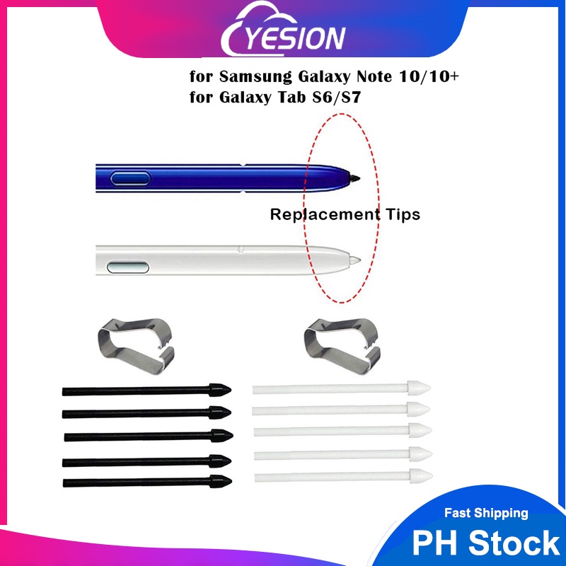 5 Piece nibs Tips for Samsung Galaxy S Pen S21 Ultra S7 FE Tab S6 Lite ...