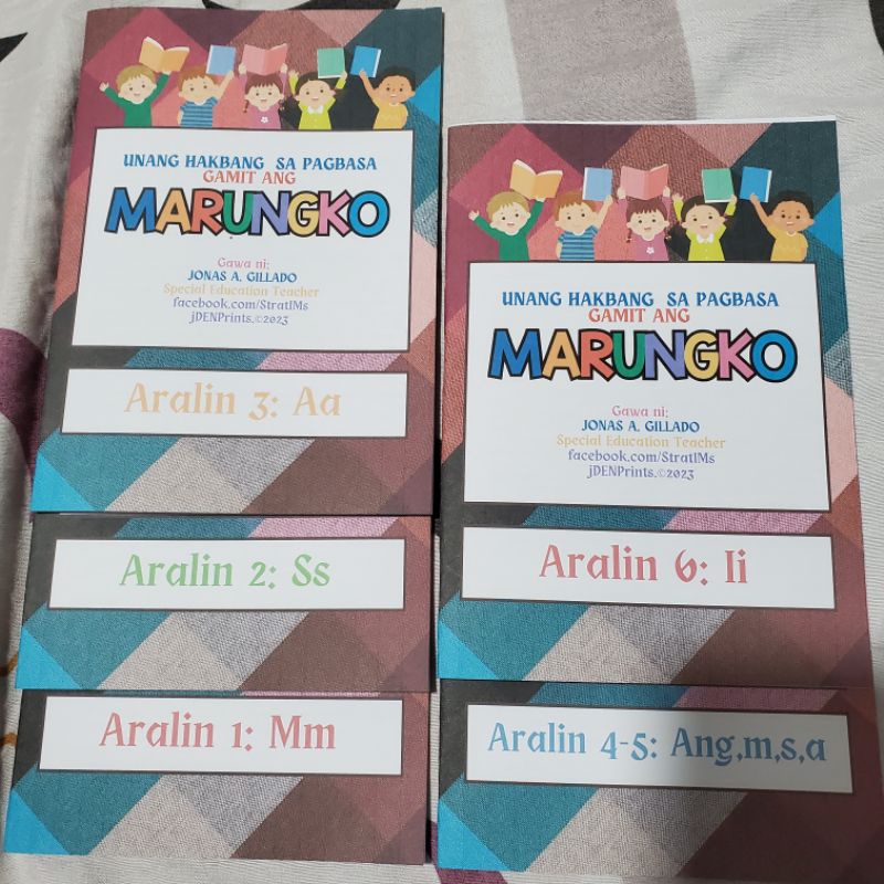 Unang Hakbang sa Pagbasa gamit ang Marungko Booklet|100gsm|23 pages| A5 size | Shopee Philippines