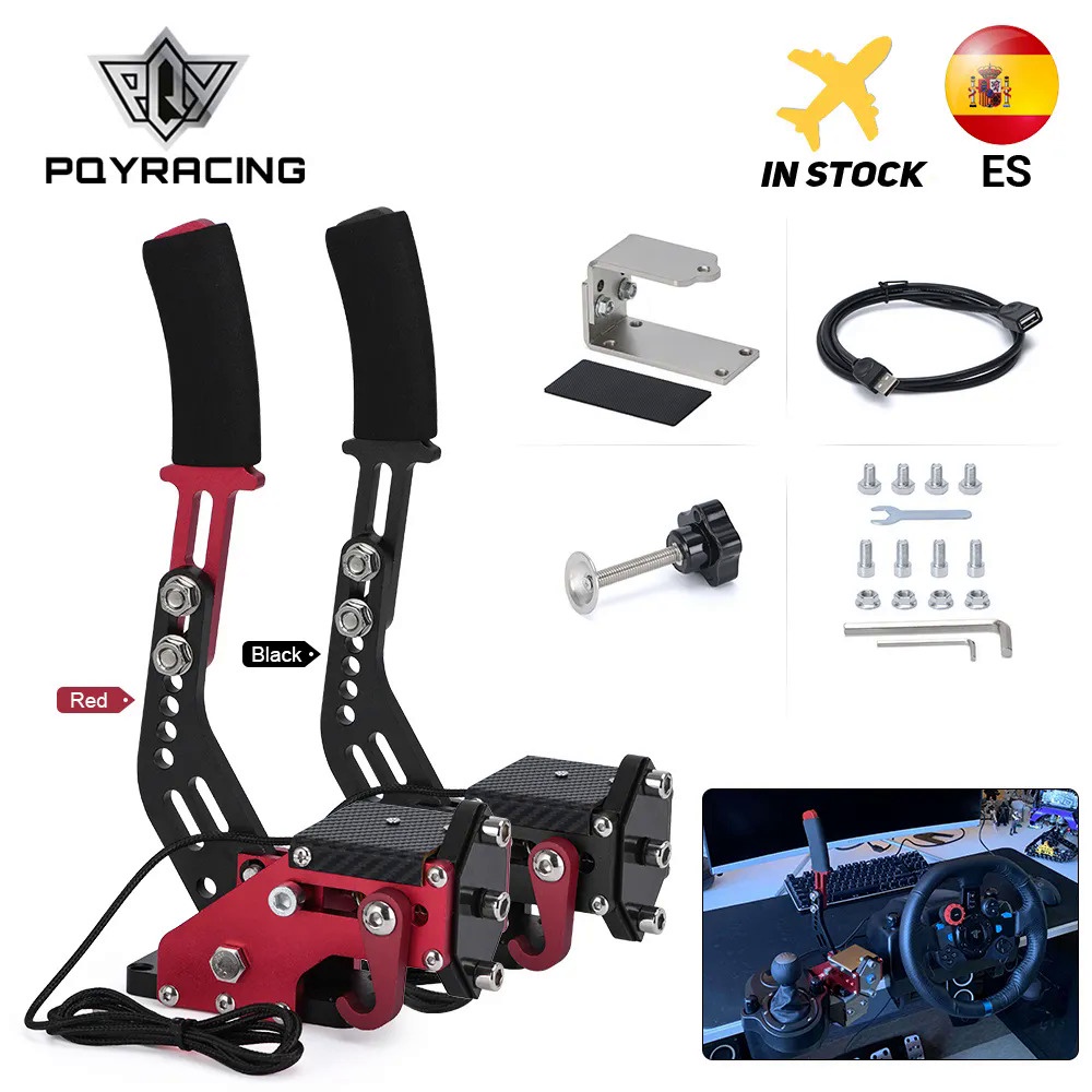 14Bit PC USB Handbrake for SIM Auto Racing Games G25/G27/G29 T500 Steel ...