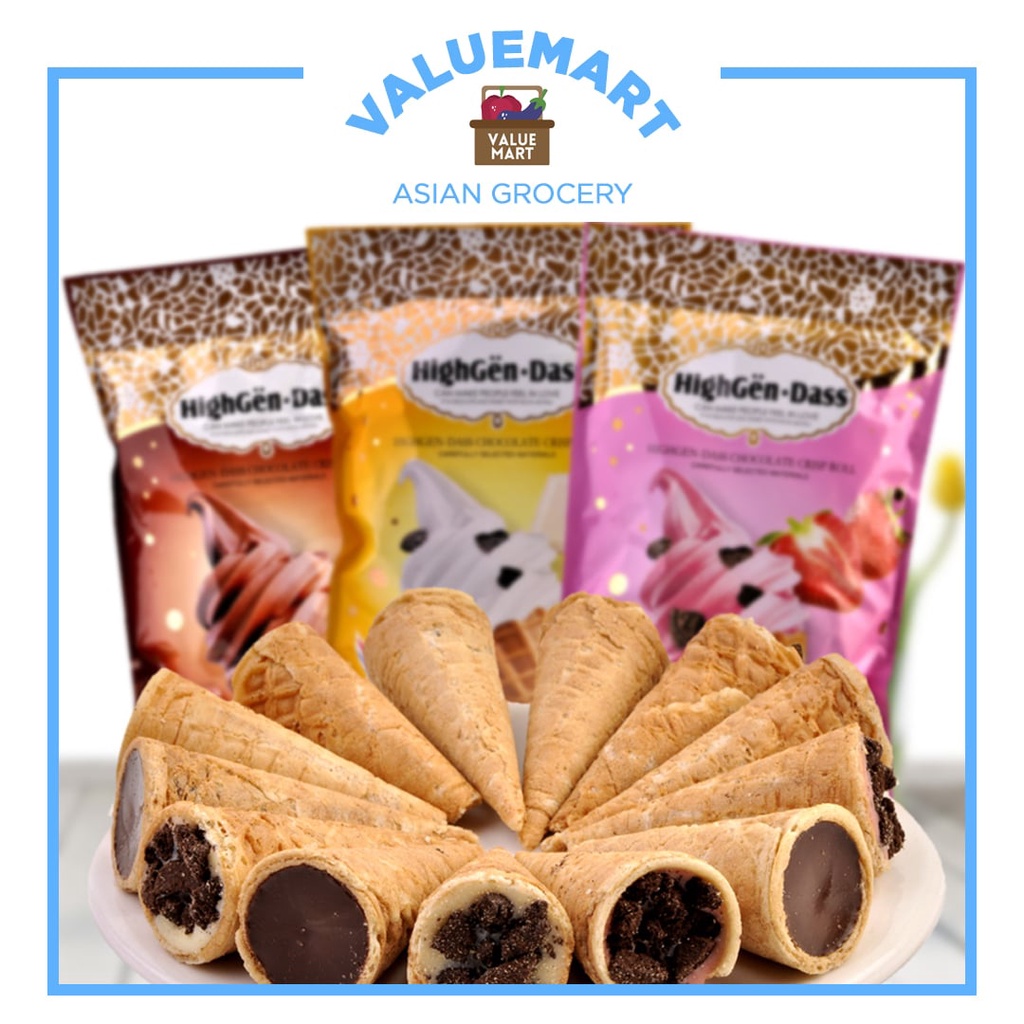 HighGen-Dass Crispy Cream-Filled Ice Cream Biscuit Wafer Cone ...