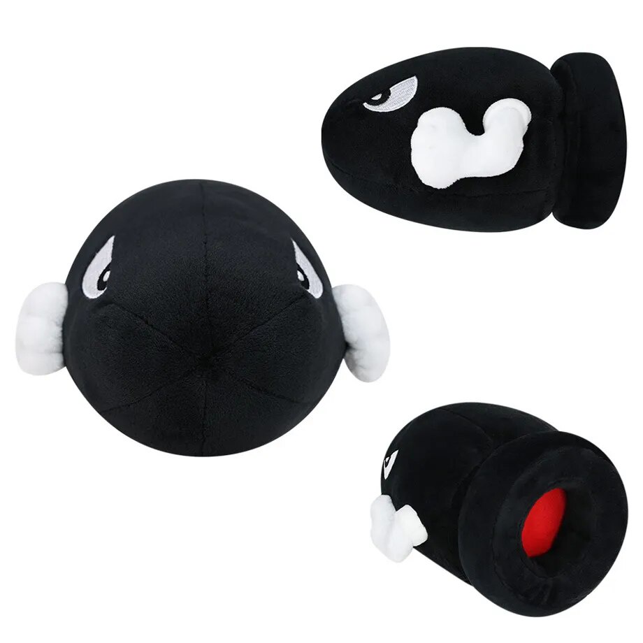 New Super Mario Bros Bullet Bill Stuffed Toys Plush All Star Little ...