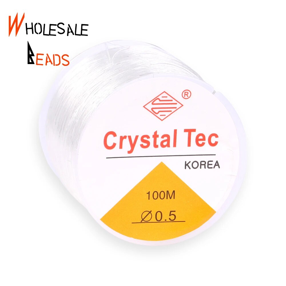 【70/100M Colorful Strong Elastic Crystal Beading Cord Stretch Thread ...