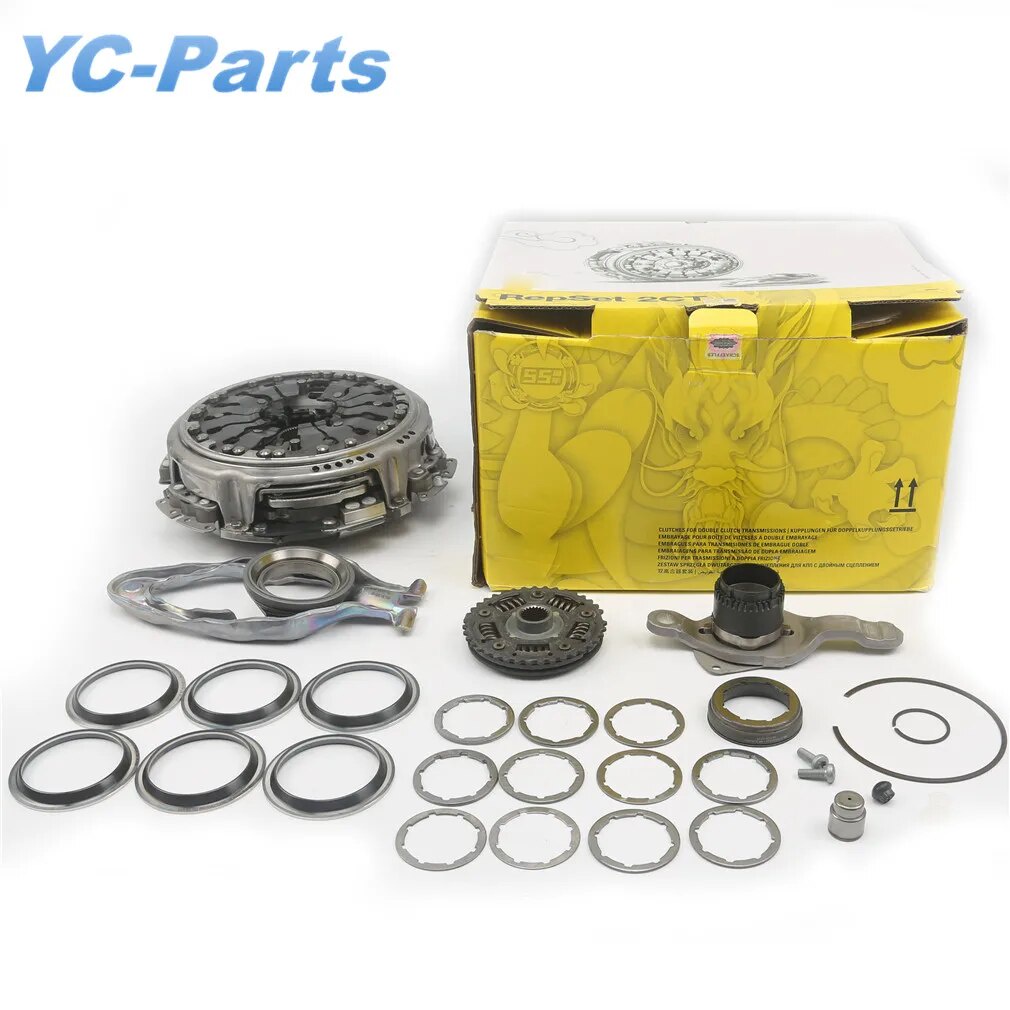 ⓞDry Dual Clutch Repair Kit DQ200 for VW Beetle Jetta Audi Q2 TT Seat 7 ...