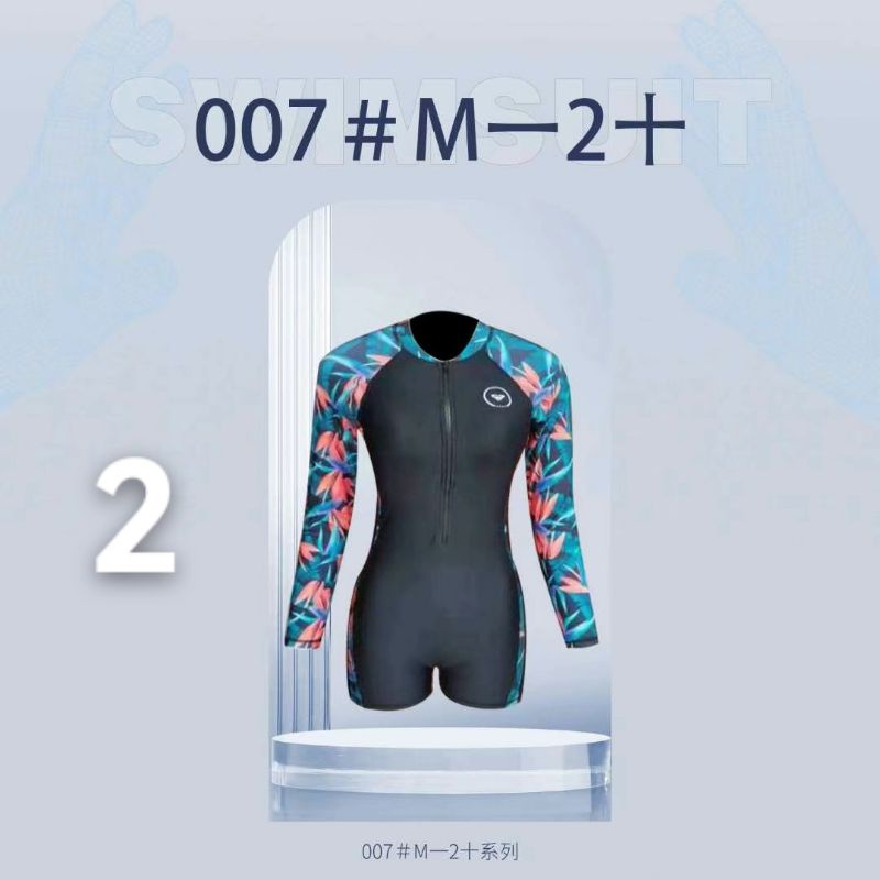 Floral rash guard one piece for women swimming | Shopee Philippines
