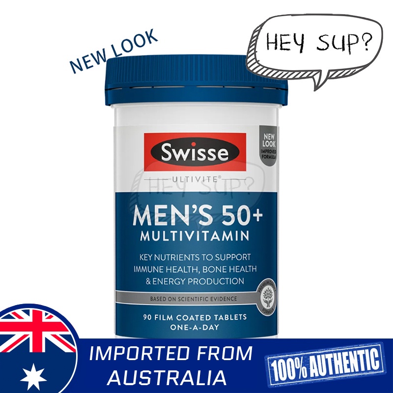 Swisse Men's Ultivite 50+ Multivitamin 90 Tablets | Shopee Philippines