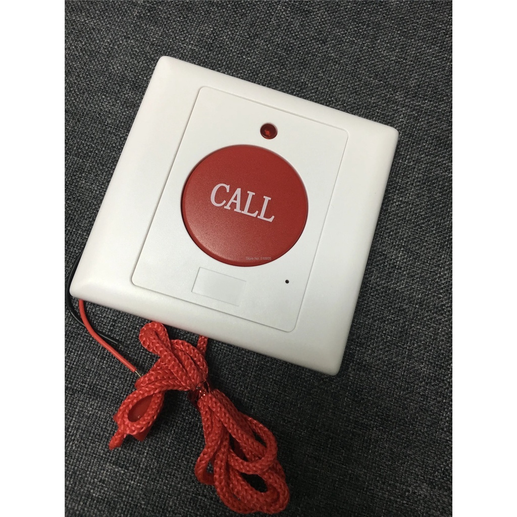 Auto Reset CALL/ SOS Pull-Rope Emergency Button for Elderly/Patient use ...