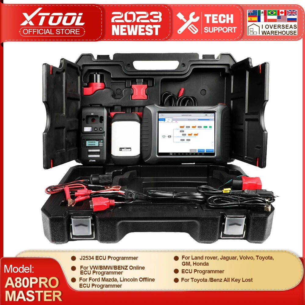 XTOOL A80pro Master Online ECU Programmer/Coding BiDirectional With ...