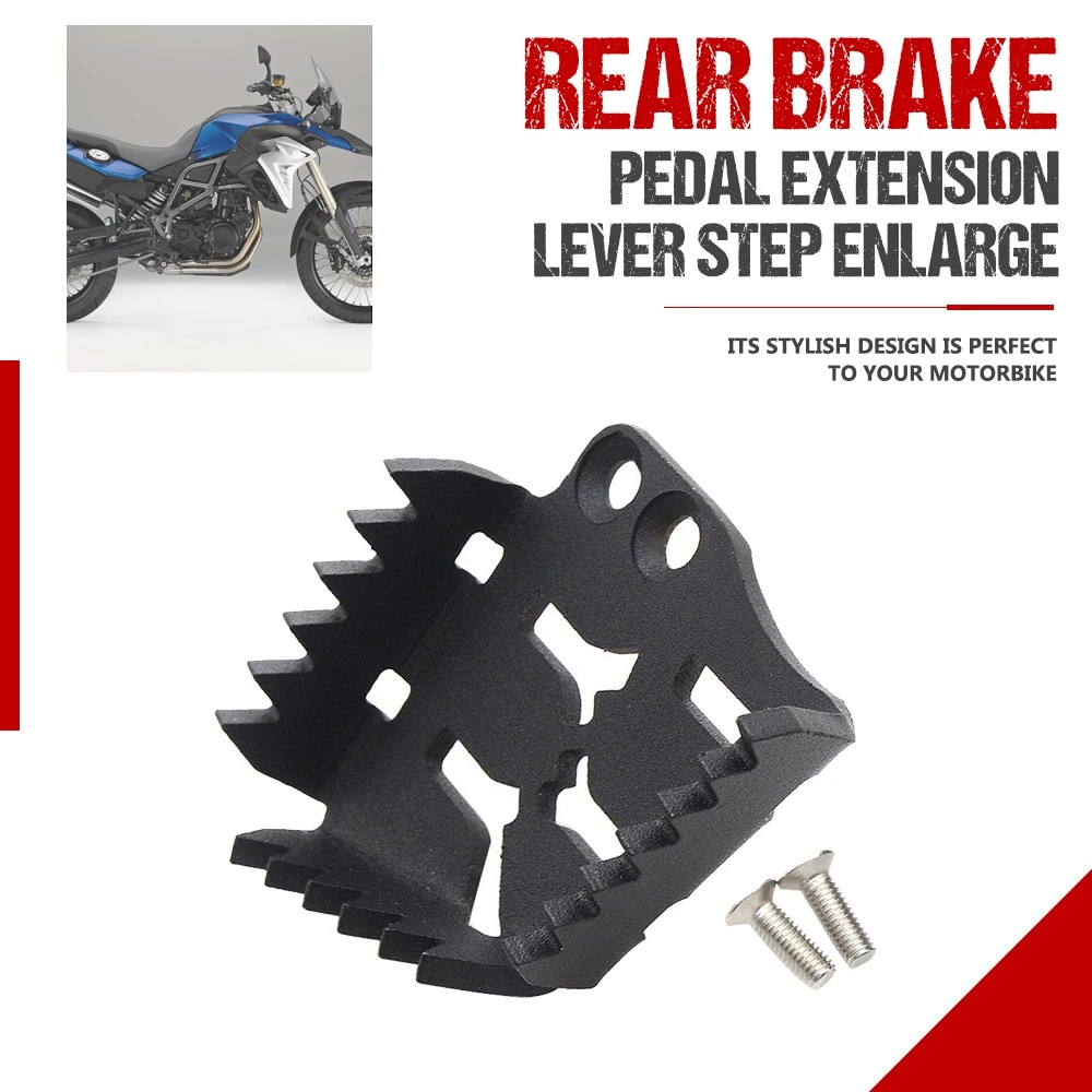 ☍Motorcycle Rear Brake Pedal Extension Lever Step Enlarge Step Plate ...