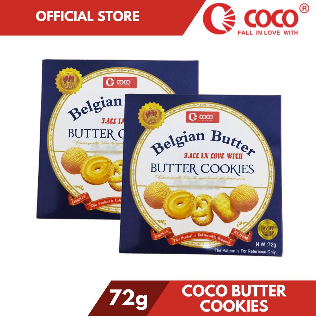 Coco Butter cookies 72g buy one box get one free | Shopee Philippines