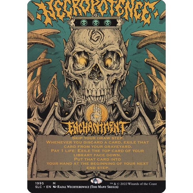 MTG Proxy Card - Necropotence | 30th Anniversary (SLC) | Shopee Philippines