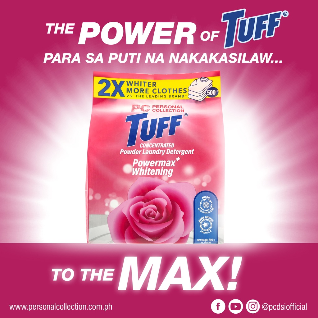 TUFF PLD POWERMAX Detergent 800g(Personal Collection) | Shopee Philippines