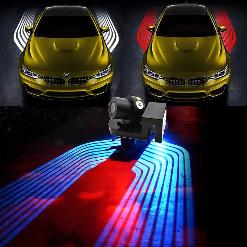 Car Angel Wings Projection Lamp Side of The Auto LED Welcome Light Door ...