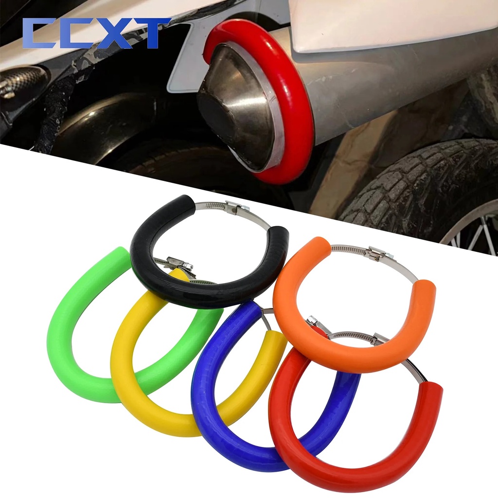 Motorcycle Exhaust Protector Cover Guard Heat Shield For Honda CR CRF ...