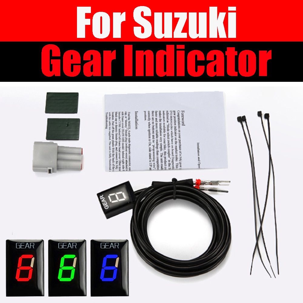 Gear Indicator Motorcycle Digital Gear Display Meter For Suzuki GSX ...