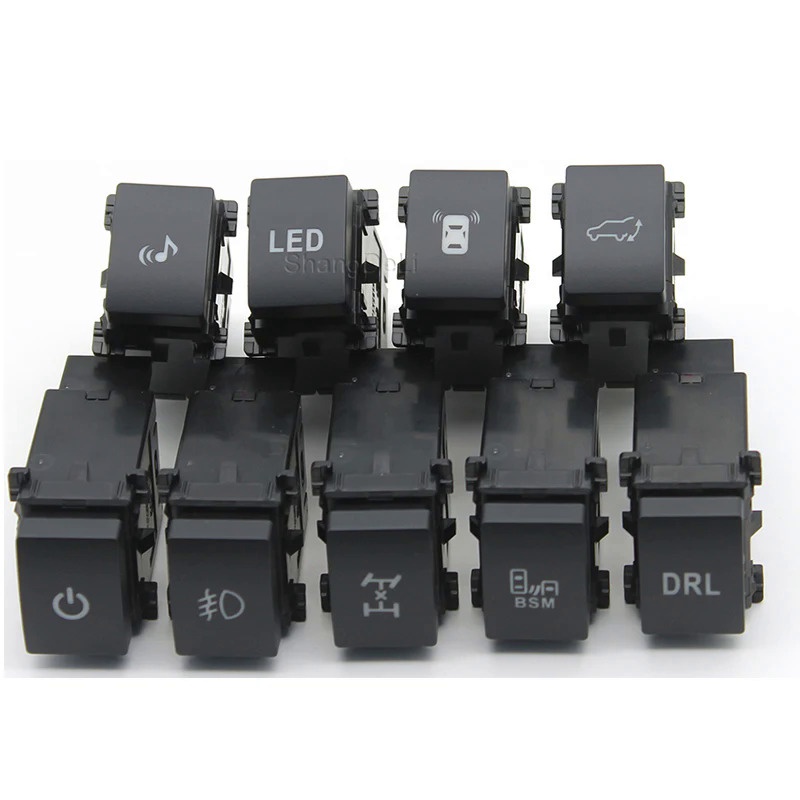 Car LED DRL Light Radar Front Fog Trunk Rear Door Middle Differential ...