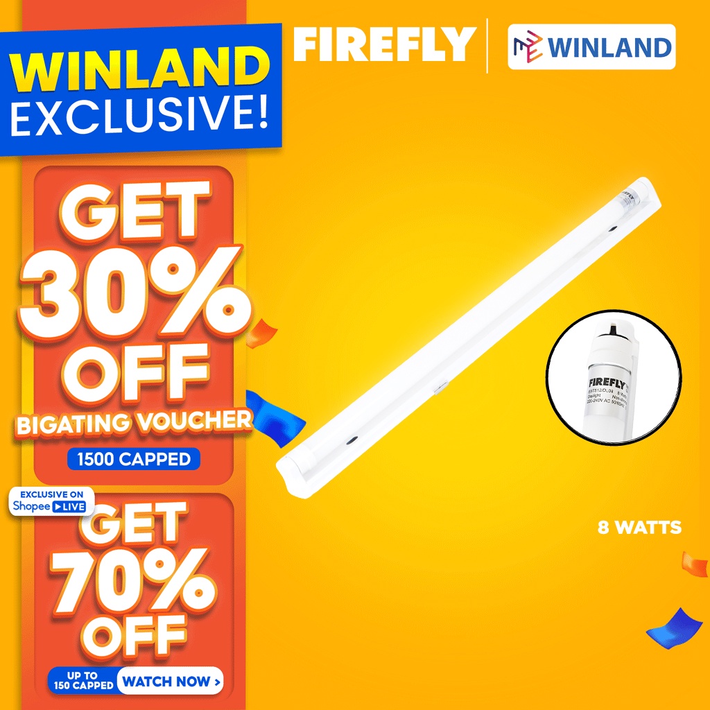 Firefly by Winland T8 Tube & Box Type Set-Single-Ended (8W / 220-240V ...