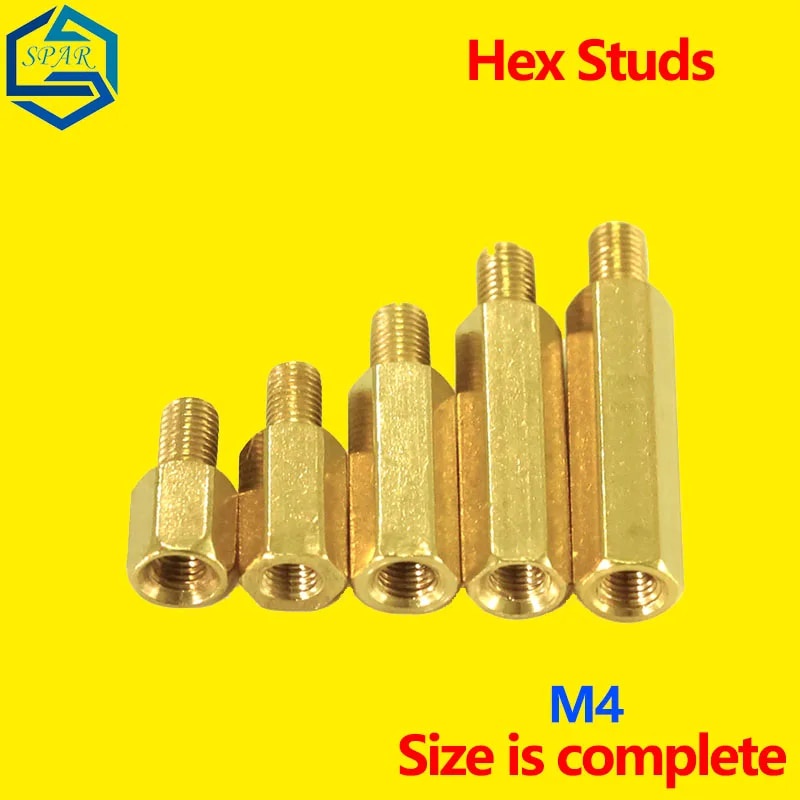 ☺Hex Studs Hexagonal Isolation ColumnSingle Head Copper Column M3/M4 ...