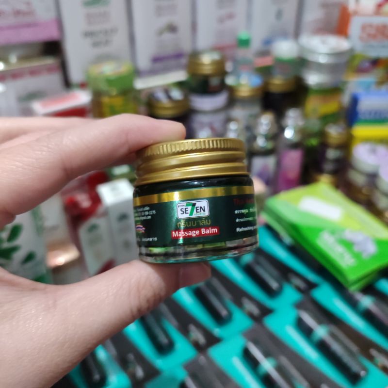 Green Seven Massage Balm for Body Ache and Pain 20g | Shopee Philippines