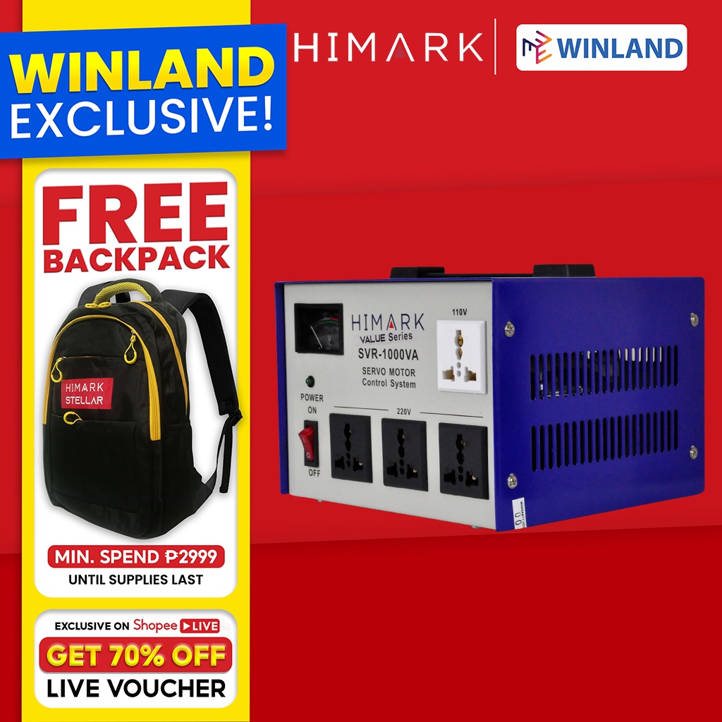 HIMARK by Winland AC Servo Motor Automatic Voltage Regulator 700W AVR ...