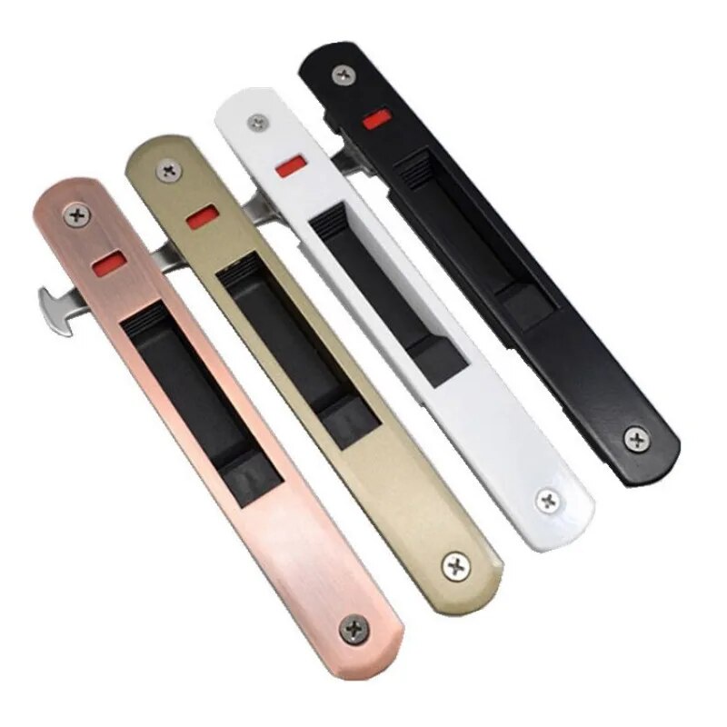 Mute Mortice Sliding Door Locks Hidde Handle Interior Door Pull Lock ...
