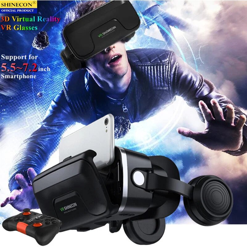 Original VR Virtual Reality VR Glasses Box Hi-Fi Stereo 3DVideos Google ...
