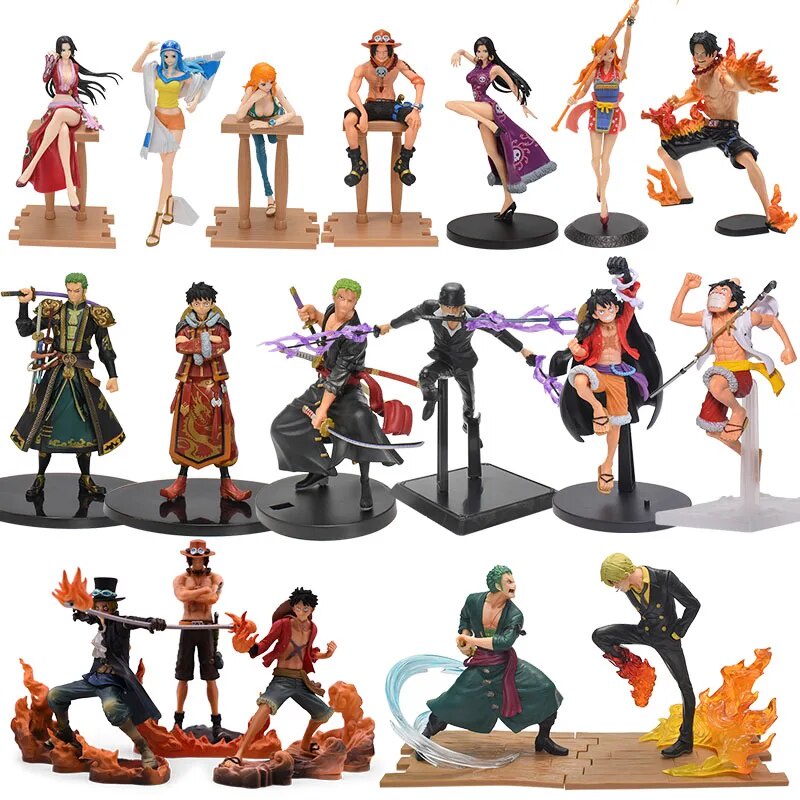 ⊰Anime One Piece Boa Hancock Nefertari Vivi Nami Figure Sweet Girls ...