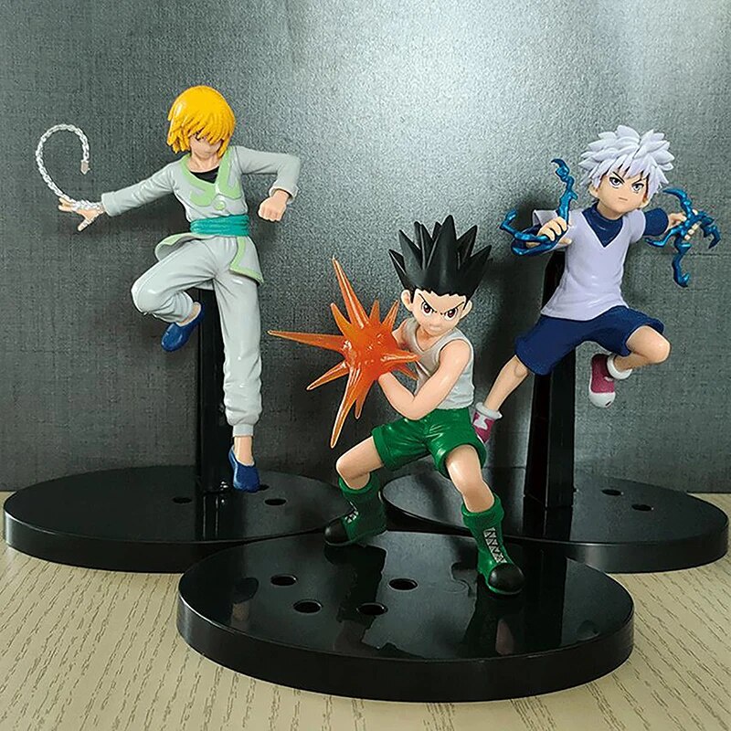 ☁hunter Anime Figure Killua Zoldyck Action Figure Gon Freecsskurapikachrollo Lucilfer Figure C